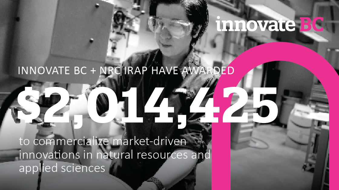 Innovate BC and NRC IRAP Invest $1.5M to Support 12 Cleantech Innovation Pilot Projects in ...